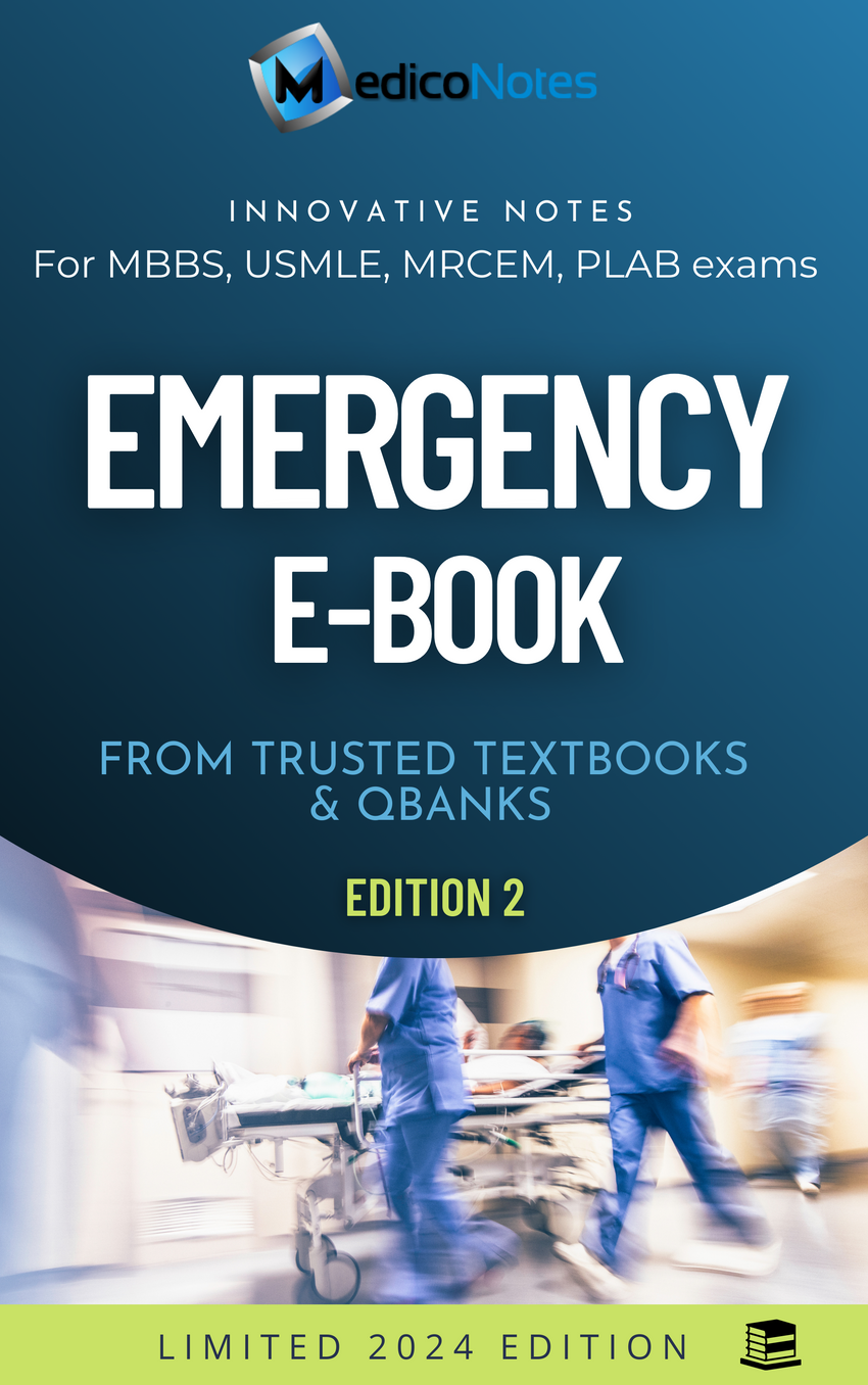 Emergency E-Book | Emergency Notes | MedicoNotes